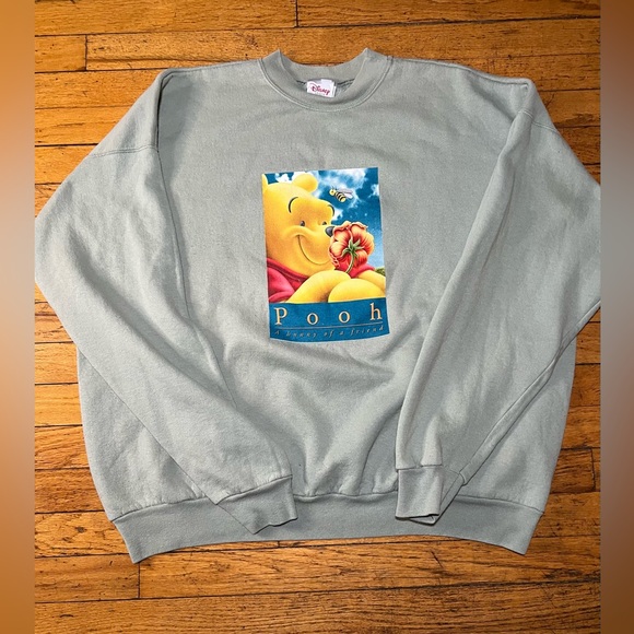Disney | Sweaters | Vintage Winnie The Pooh Disney Crew Neck | Poshmark